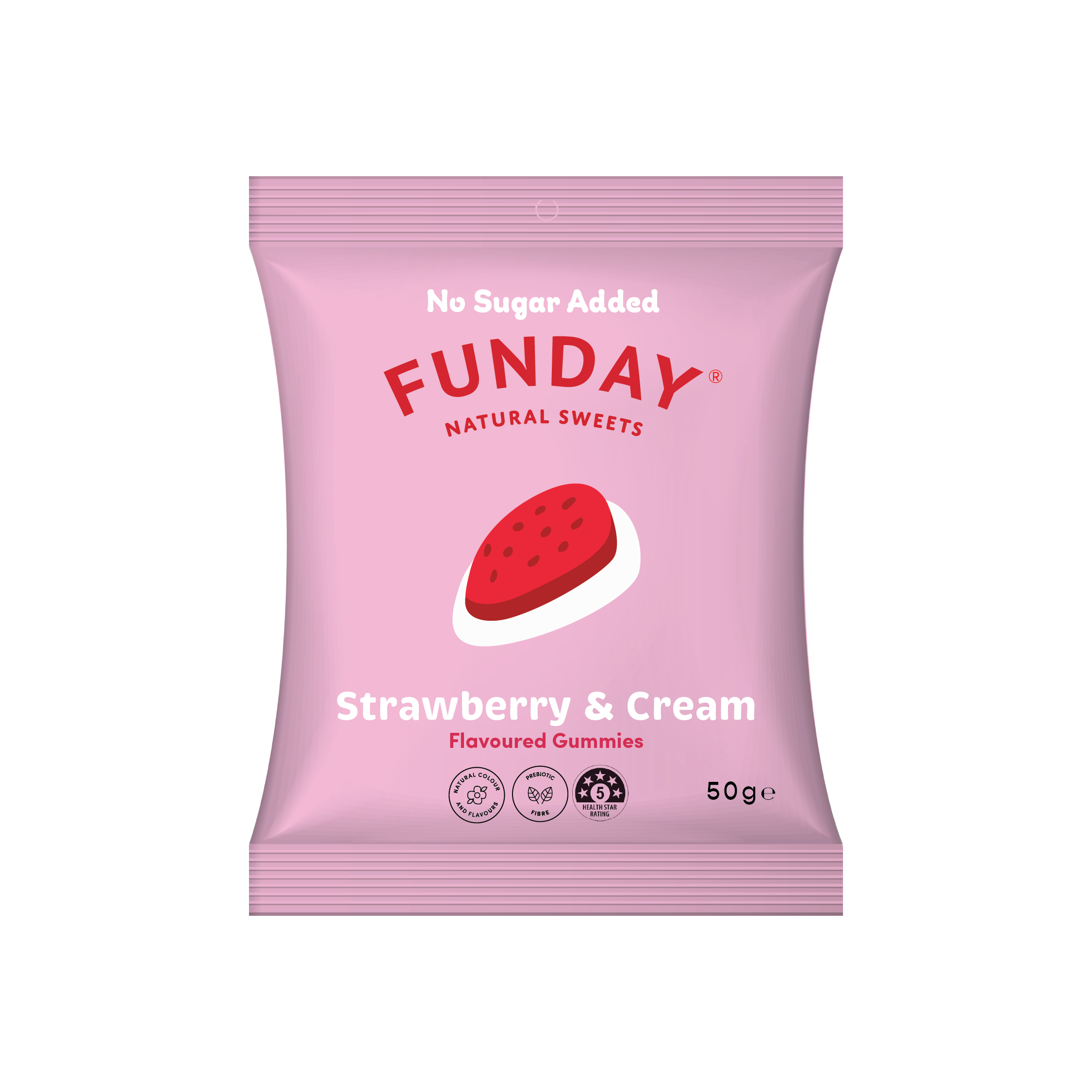 Strawberry & Cream 50g – Primal Meat Co
